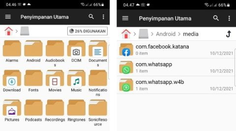 Folder WhatsApp Hilang di Android 11? - Satu Langit